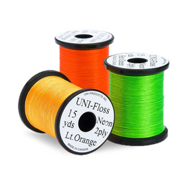 Uni Floss Neon Uni Floss Neon | Fly Tying Materials \ Flosses