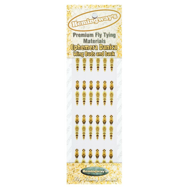 Hemingway's Ephemera Danica Wing Buds and Back | Fly Tying Materials ...