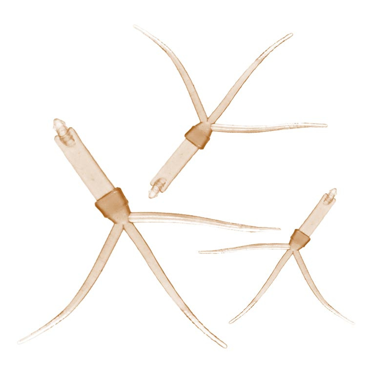 Hemingway's May Fly Nymph Rubber Tails Clear Brown | Fly Tying ...