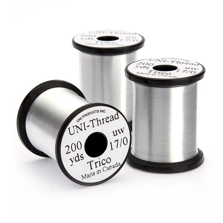 Uni Thread Trico 17/0 White | Fly Tying Materials \ Threads